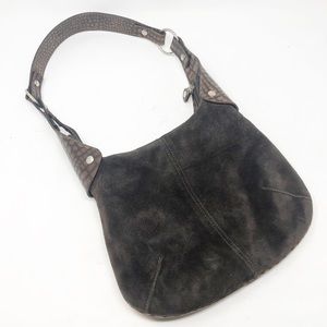 Nannini | Bags | Vintage Nannini Italian Brown Suede Leather Bag | Poshmark